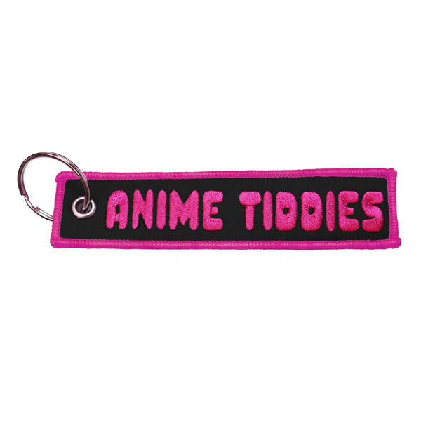 Anime Tiddies Flight Tag - Black Cherry - Fake Nerd