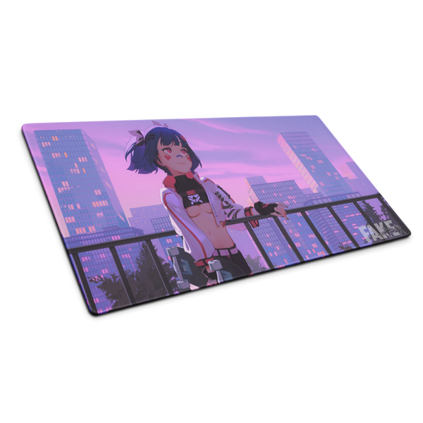 Zyla Cityscape Desk Mat - Fake Nerd